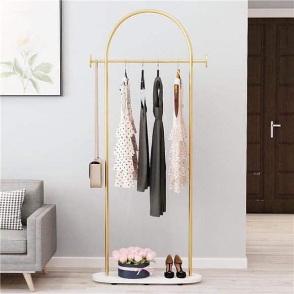 Storage & Organization | Gold Clothing Racks Heavy Duty Gold Coat Racks ...